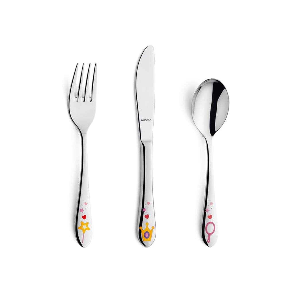 Amefa - Princess 3-delig Kinderbestek – KookGigant