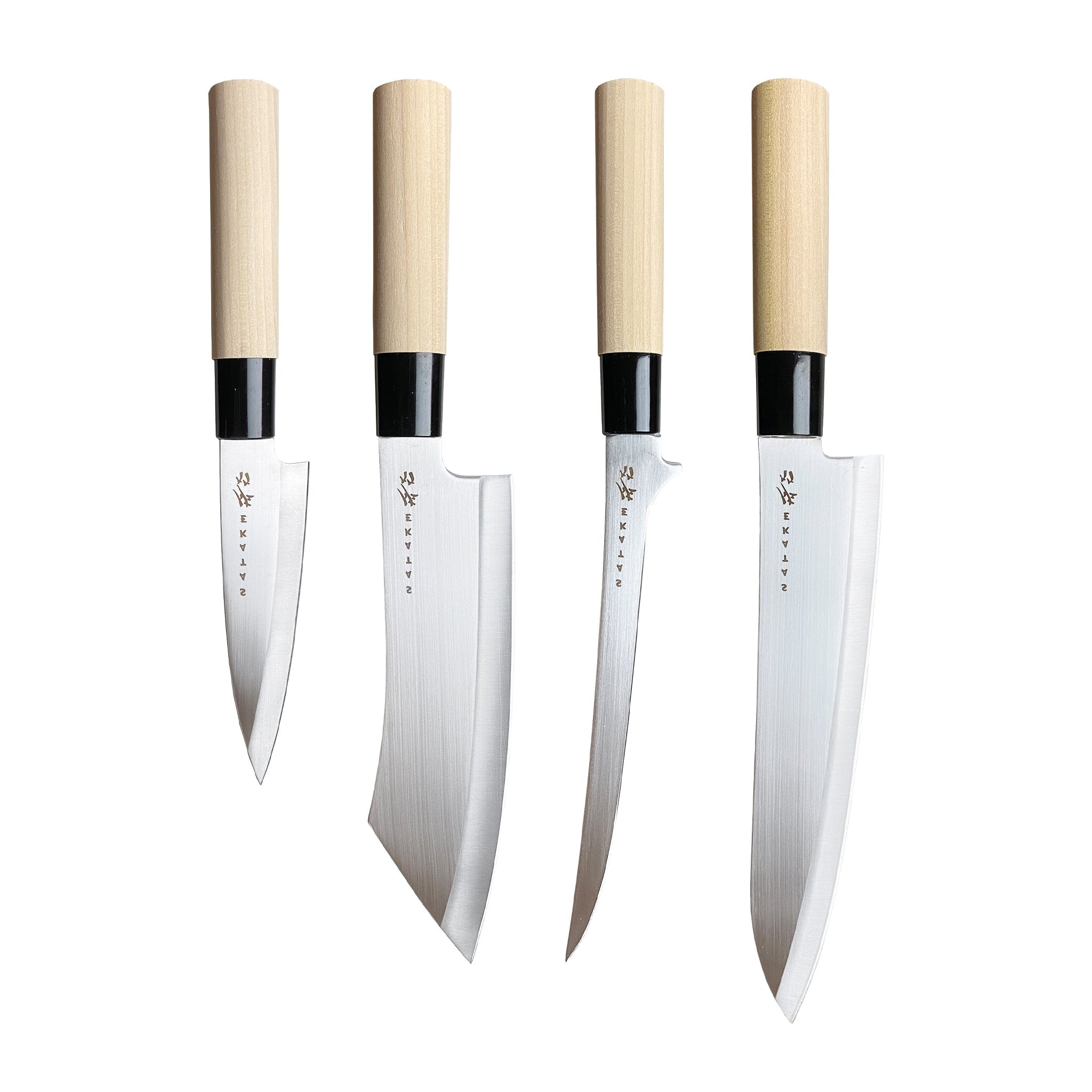 Satake - Japanse 4 delige messenset Magnolia Wood – KookGigant